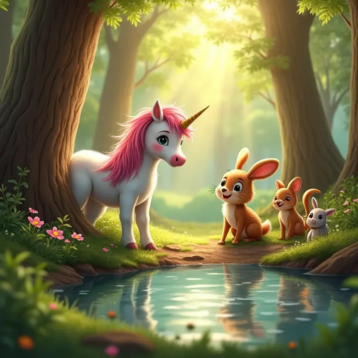 The Shy Unicorn’s First Friend - Stories For Kids - Stories For Kids