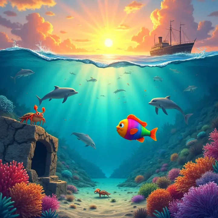 A Short Story For Kid: The Ocean Fish - Stories For Kids