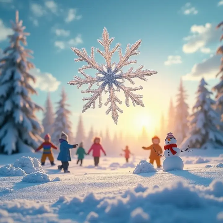 Stories For Kids: The Snowflake’s Unique Design – Stories For Kids